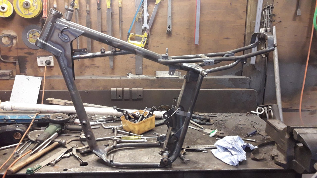 Profab replica frame and swing arm kit. HL500 – Thumperbits NZ